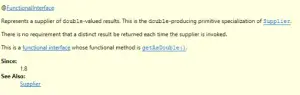 DoubleSupplier Interface in Java 8 with examples - Techndeck